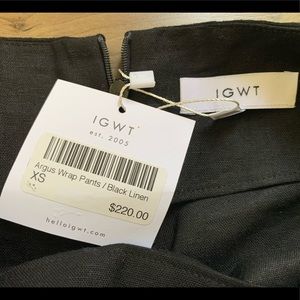 IGWT | Jeans | Igwt Linen Wrap Skirt Pants | Poshmark